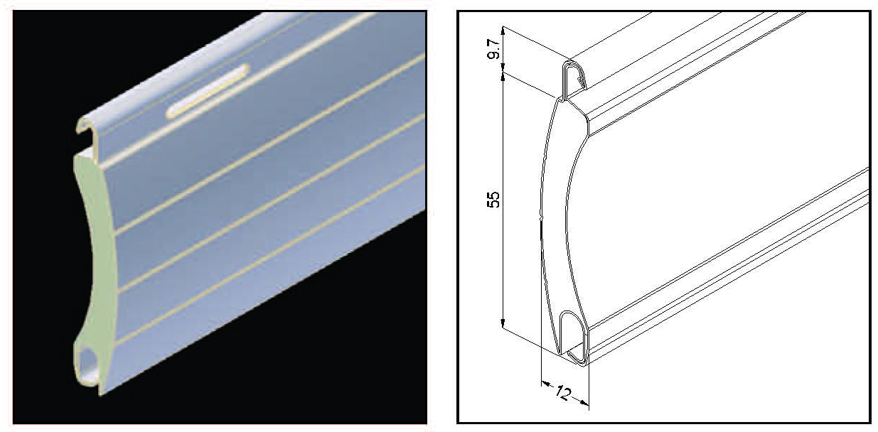 55mm Widespan Roller Shutter - Global Roller Shutters